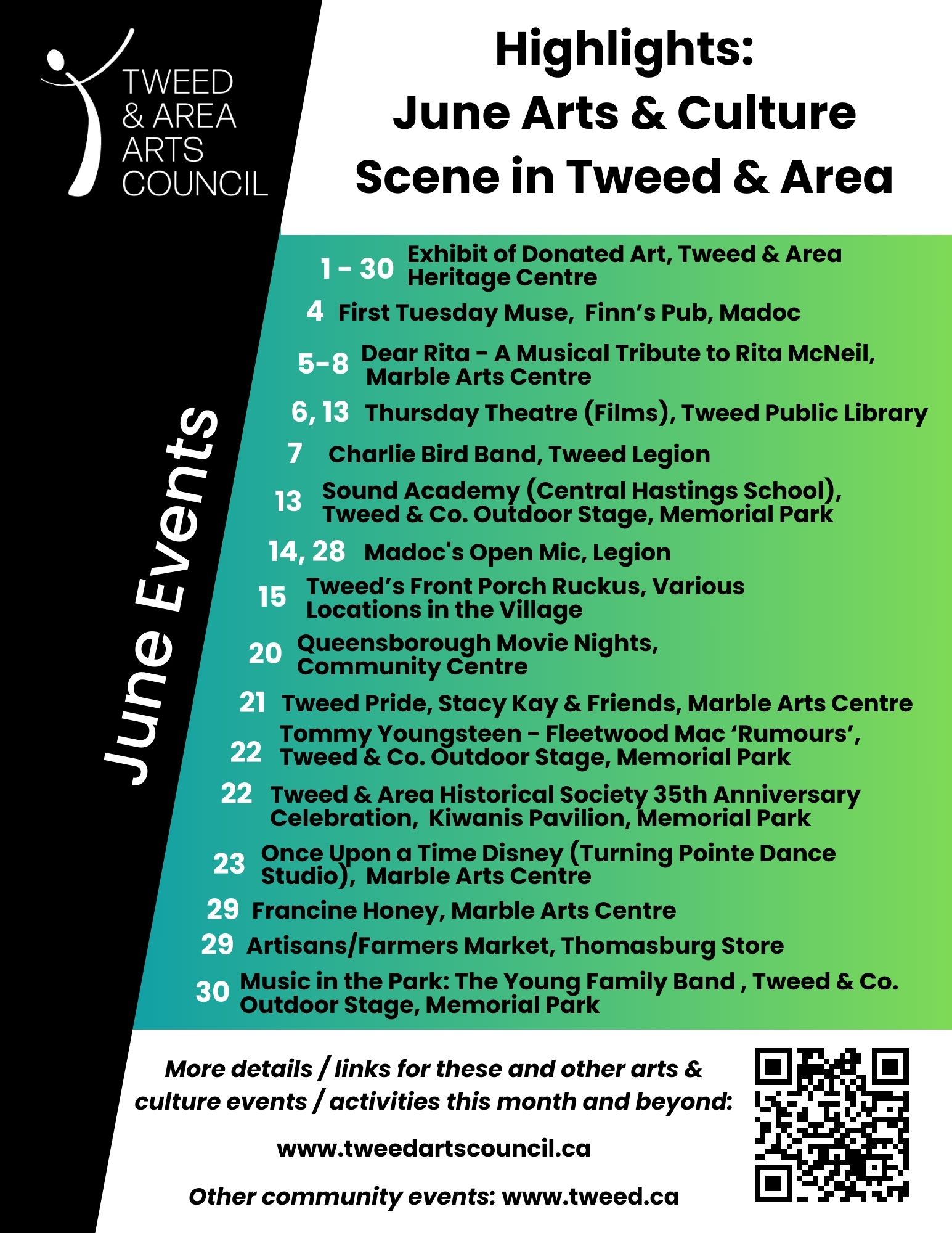 Highlights: June Arts & Culture Scene in Tweed - Tweed and Area Arts ...