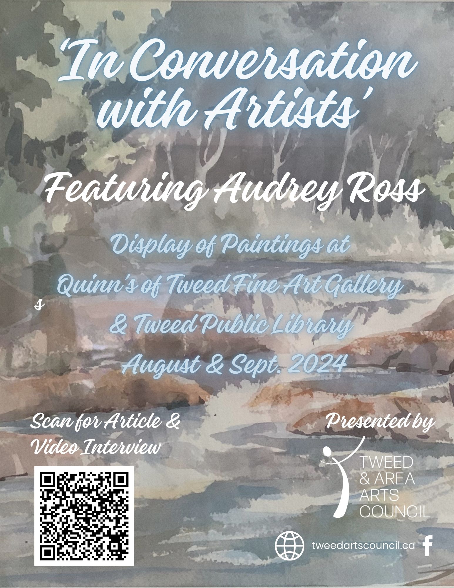 New T&AAC Initiative 'In Conversation With Artists' - First Up: Audrey ...