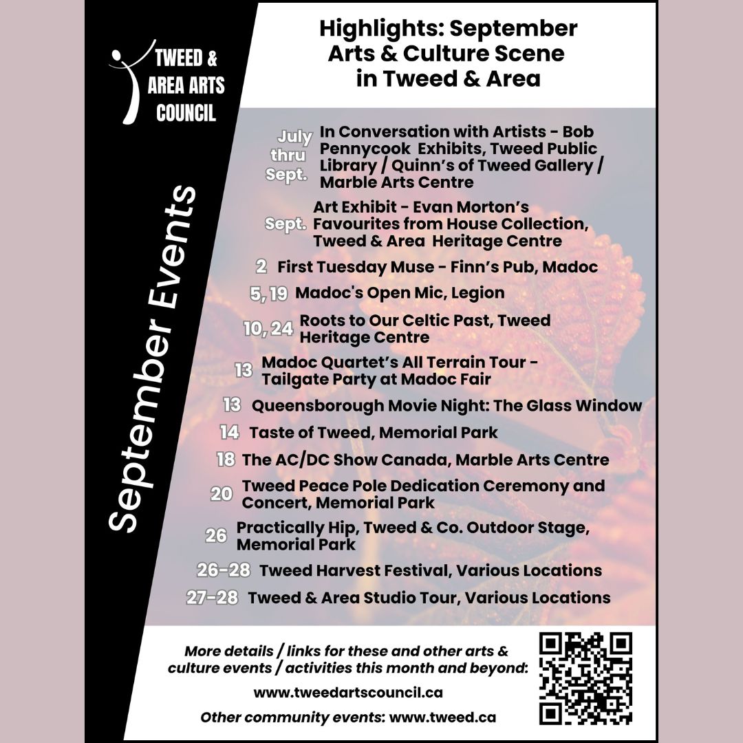 Highlights: September Arts & Culture Scene in Tweed - Tweed and Area ...